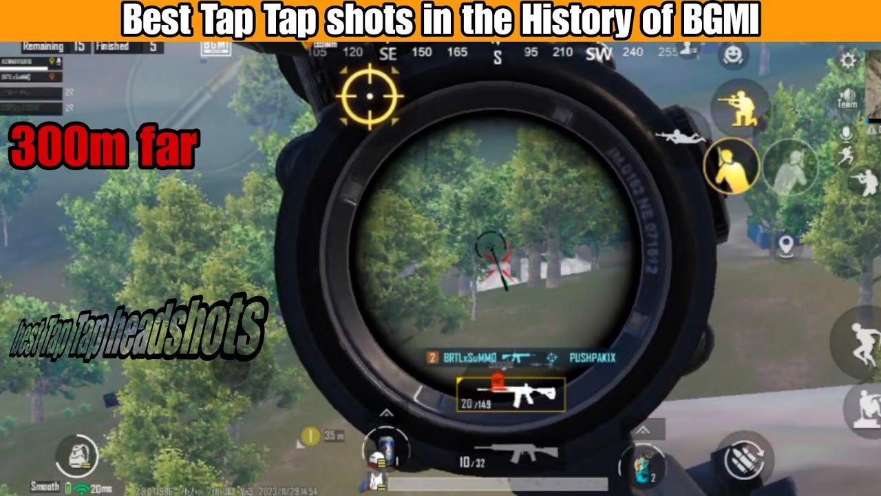 BEST Tap Tap shots Ever Seen in BGMI History • BGMI Gameplay 😈😡 - YouTube