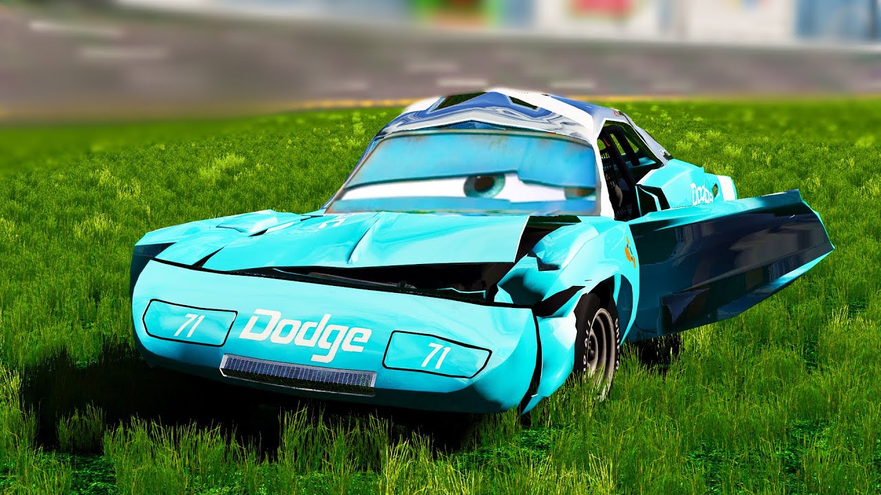 Rebuild of The King from Cars Movie - BeamNG.drive - YouTube