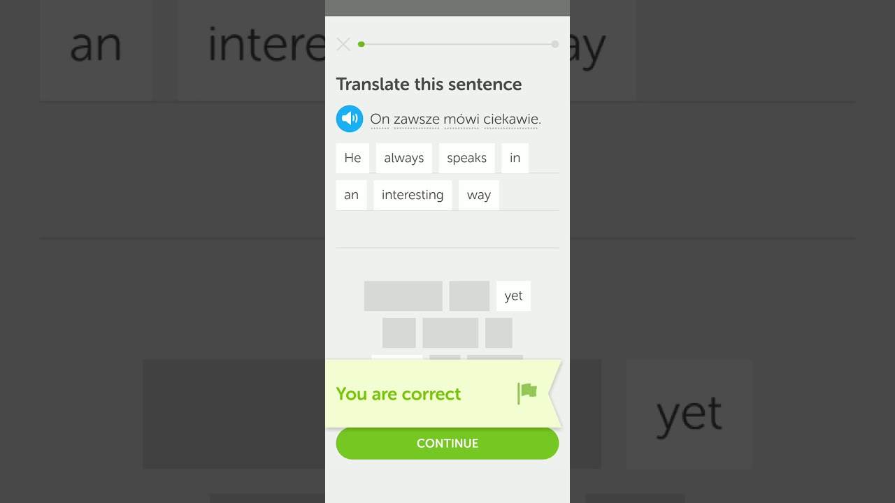 Duolingo: Polish, review lesson (Android gameplay video) - YouTube