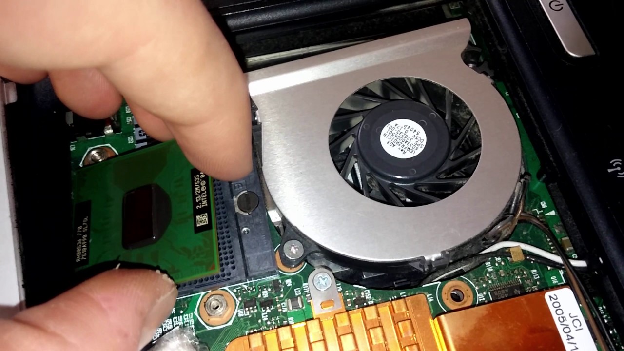 Ako vymeniť procesor v PC, notebooku HP Compaq NC4000 - YouTube