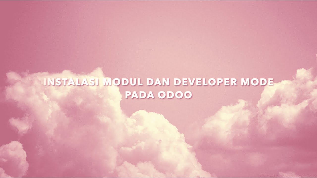 Odoo Module instalation and Dev Mode - YouTube