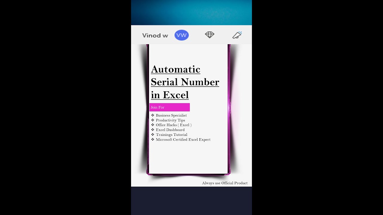 Automatic Serial Number In Excel Best Method To Insert Serial Number automatic-serial-number-in-excel-best-method-to-insert-serial-number
