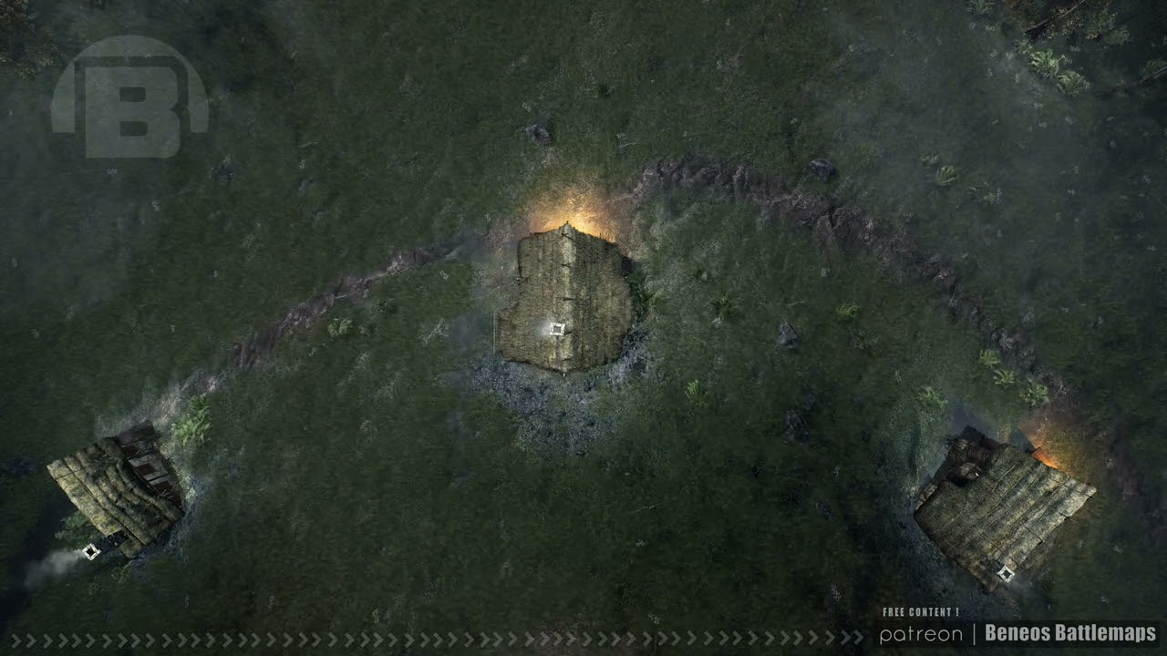 Vallaki Vistani Camp East Side | Battlemap Demo | Curse of Strahd ...