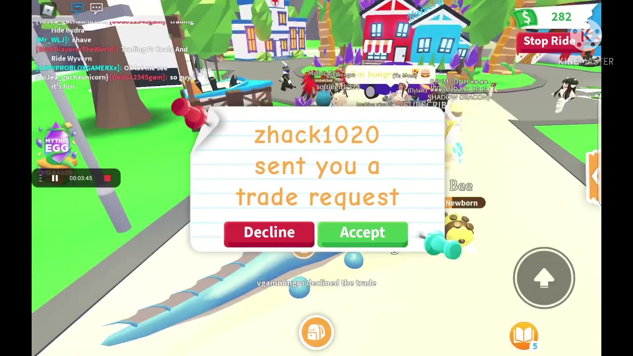 Trading session | Ride Hydra Trade | Adopt me trades | - YouTube