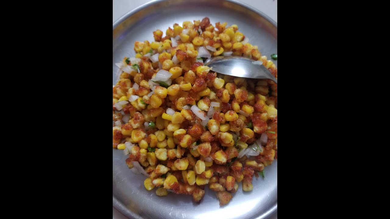 Crispy Corn Chat | Corn recipes | Corn Salad | Evening snacks recipes ...