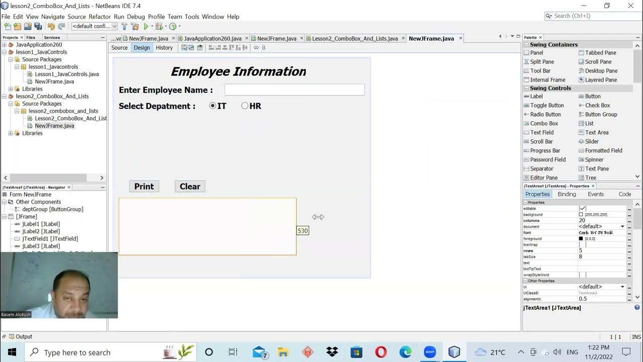 Lesson3_Visual_Programming_GUI_Components_1_Sec4 - YouTube
