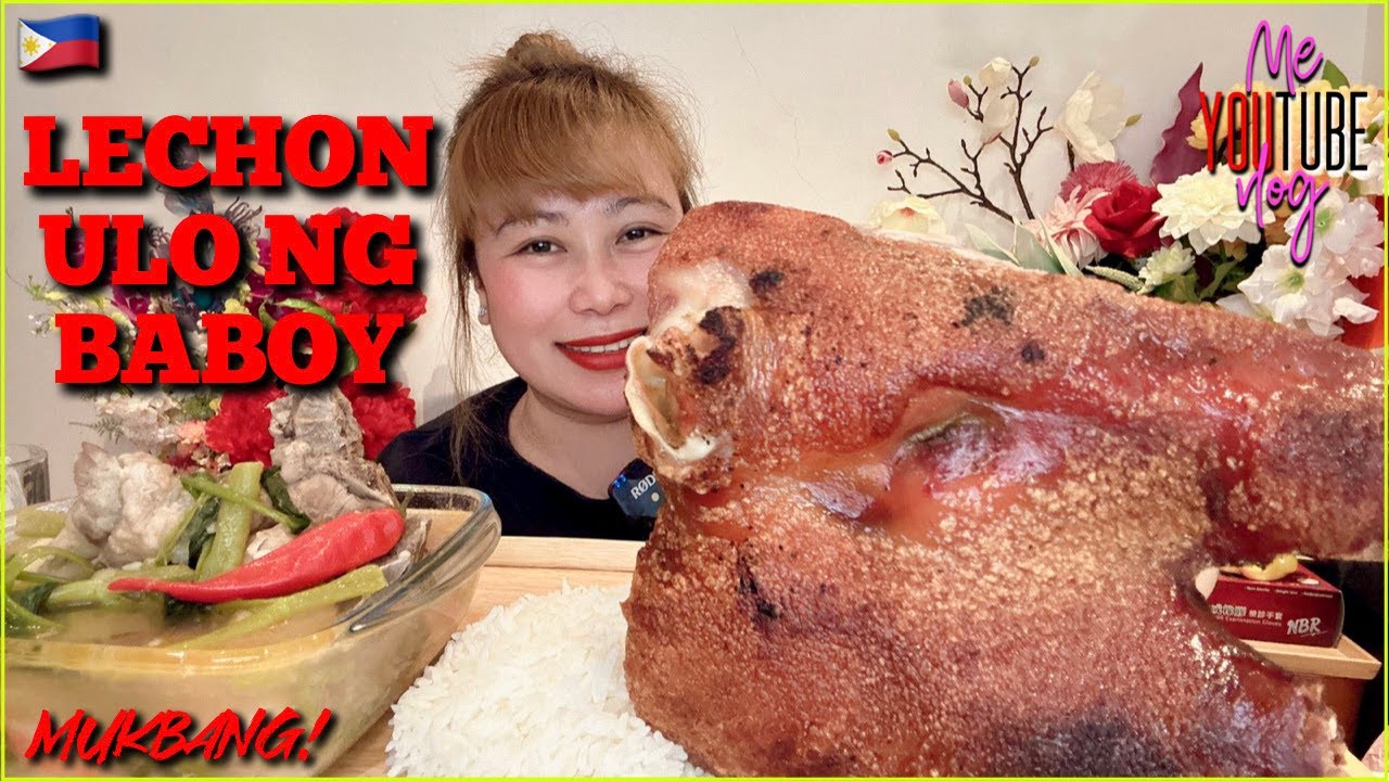 Lechon Ulo ng Baboy Sinigang Pork bones #mevlog #mukbangphilippines # ...