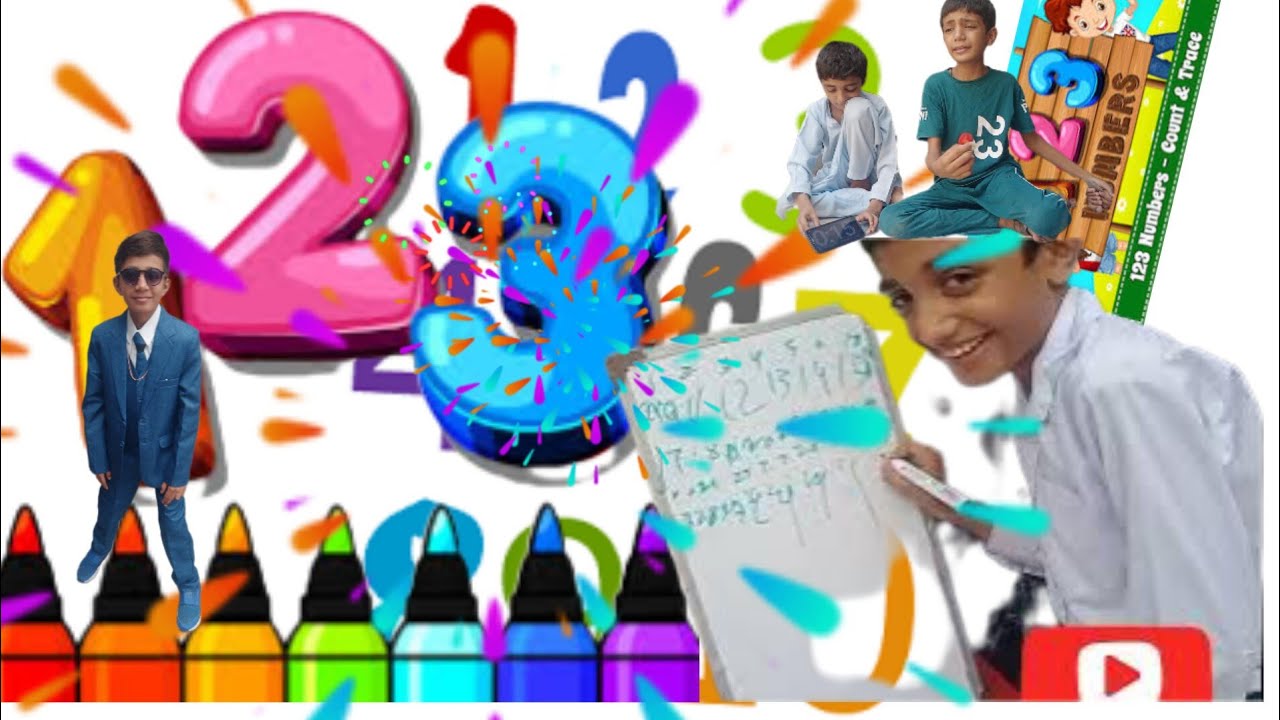 123 writing competition village boy ashaan amjad or arslan amjad - YouTube