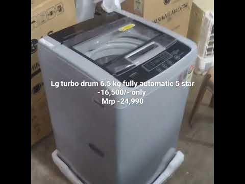 Lg turbo drum 6.5 kg fully automatic washing machine (5 star)- 16,500/- only.mrp -24,990 only ...