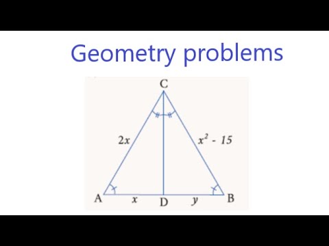 Geometry problem, ASA, AAS, and SAS theorems. - YouTube