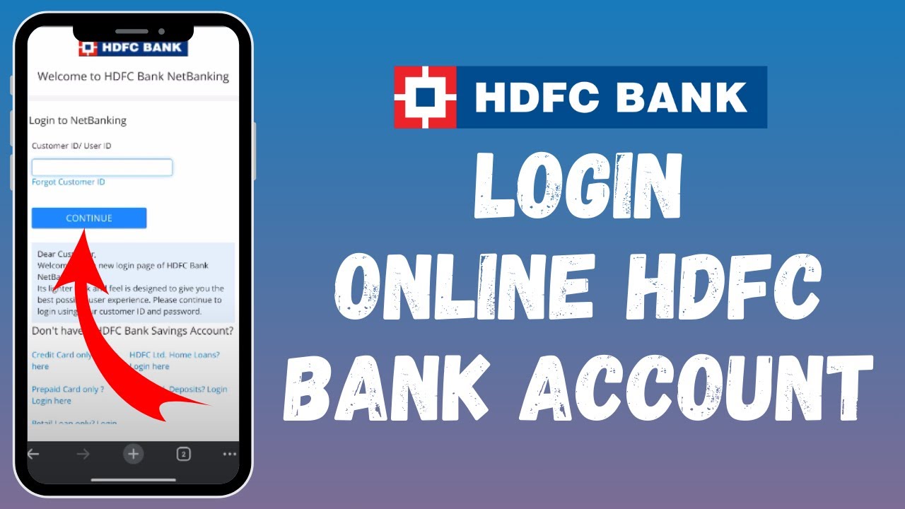 How to Login to Online HDFC Bank Account (2024) | Sign In to Online ...