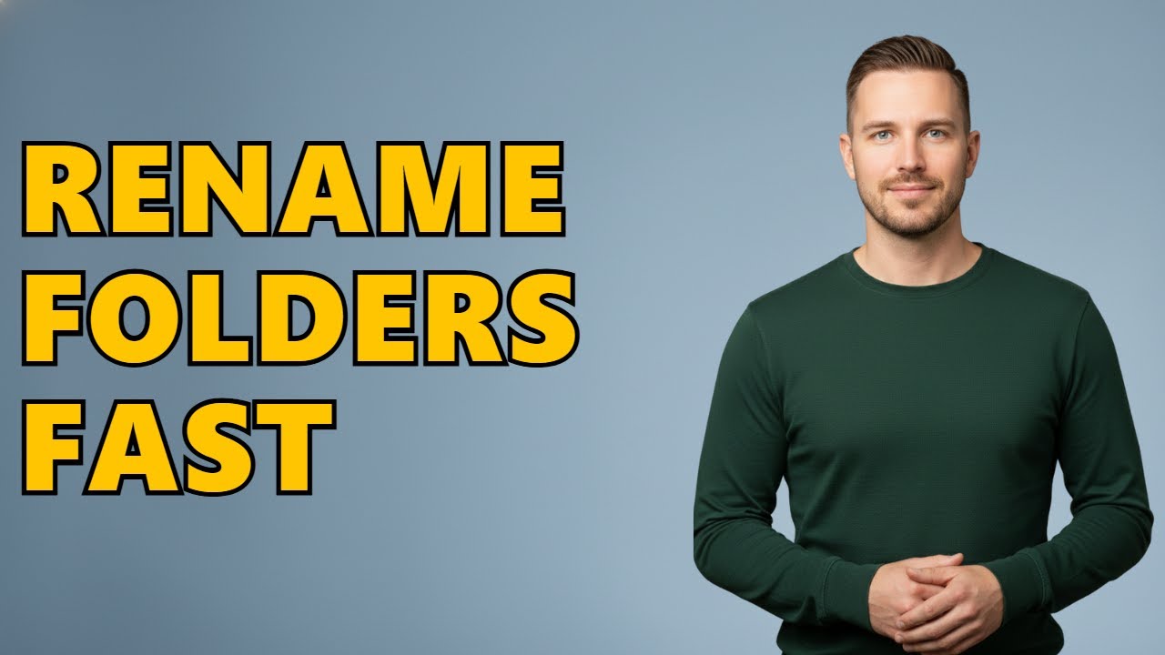 How Do I Rename An Email Folder? - YouTube