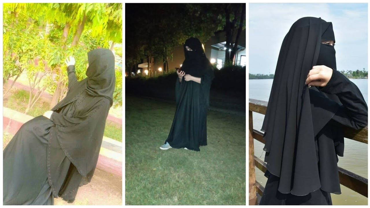 Most Beautiful abaya girl Dpz || Girls dpz for whatsapp || Hidden face dpz for girlz - YouTube