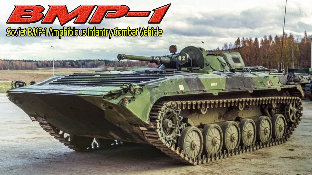 Soviet BMP-1 Amphibious Infantry Combat Vehicle - YouTube