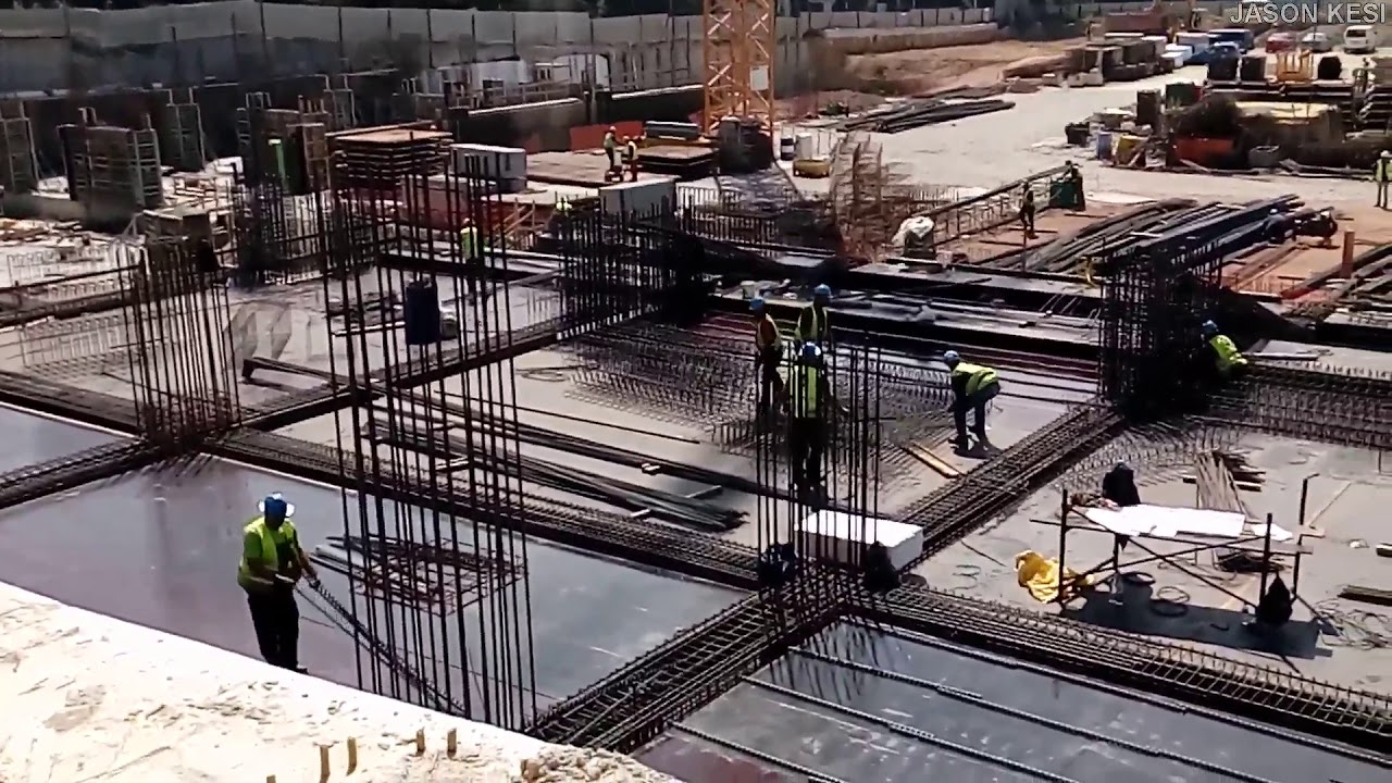 Εργα για το γηπεδο της ΑΕΚ 30/03/2018 - YouTube