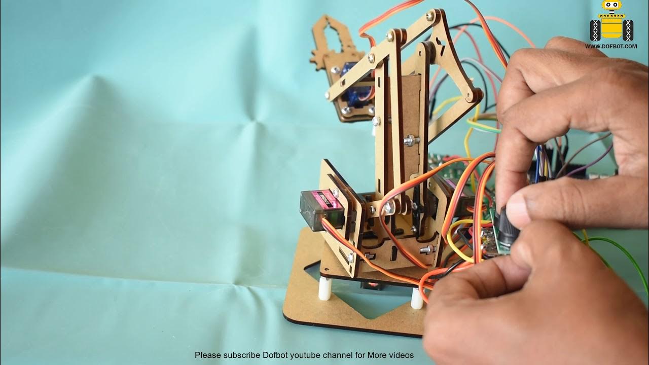 Arduino Based 4DOF Robotic Arm Control - YouTube