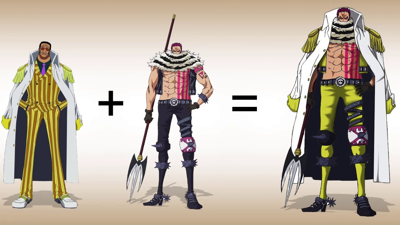 One Piece Characters Fusion: Kizaru + Charlotte Katakuri | Anime ...