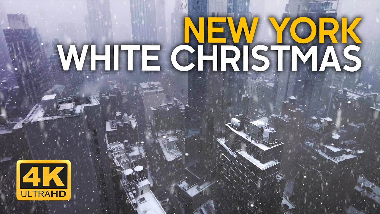 New York SNOW Window ️ Christmas Snowstorm in Manhattan, NYC - YouTube