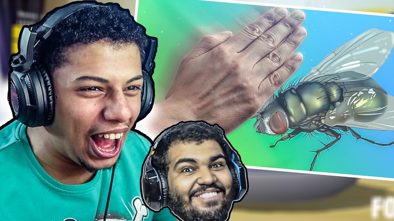 صفع الذبابه اللعينه || 😂🐝 مع الدب الوطواط ! Slap The Fly - YouTube