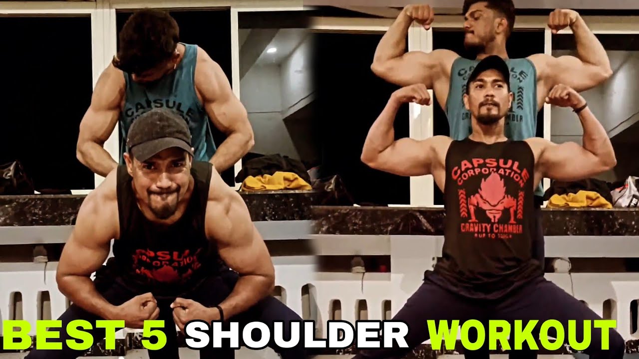 Best 5 Exercises For Shoulder || Shoulder workouts for Beginners ...