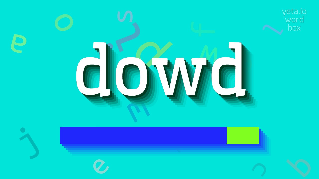 How to say "dowd"! (High Quality Voices) - YouTube