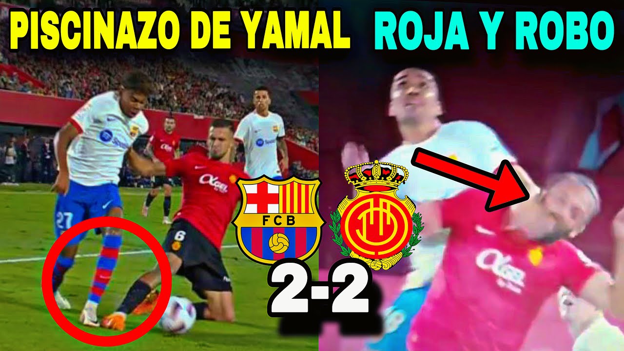 🚨¡PINCHAZO DEL BARÇA Y ROBO AL MALLORCA! LALIGA HOY REAL MADRID ...