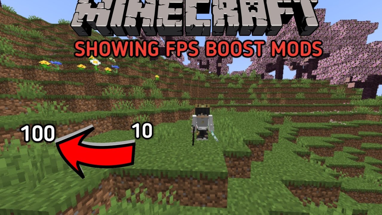 SHOWING FPS BOOST MODS|| POJAV 1.20 - YouTube