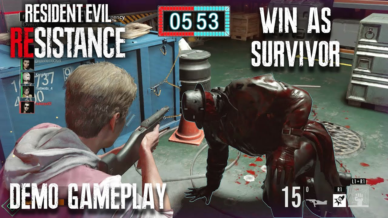 RESIDENT EVIL RESISTANCE - Full DEMO Gameplay Winning As Survivor Sam ...