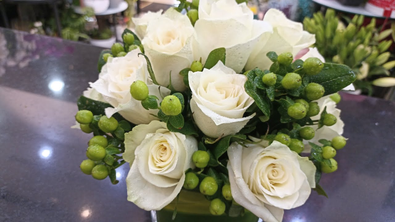 Many Flowers vase arrangements ! Creative Mind How to make ! - YouTube