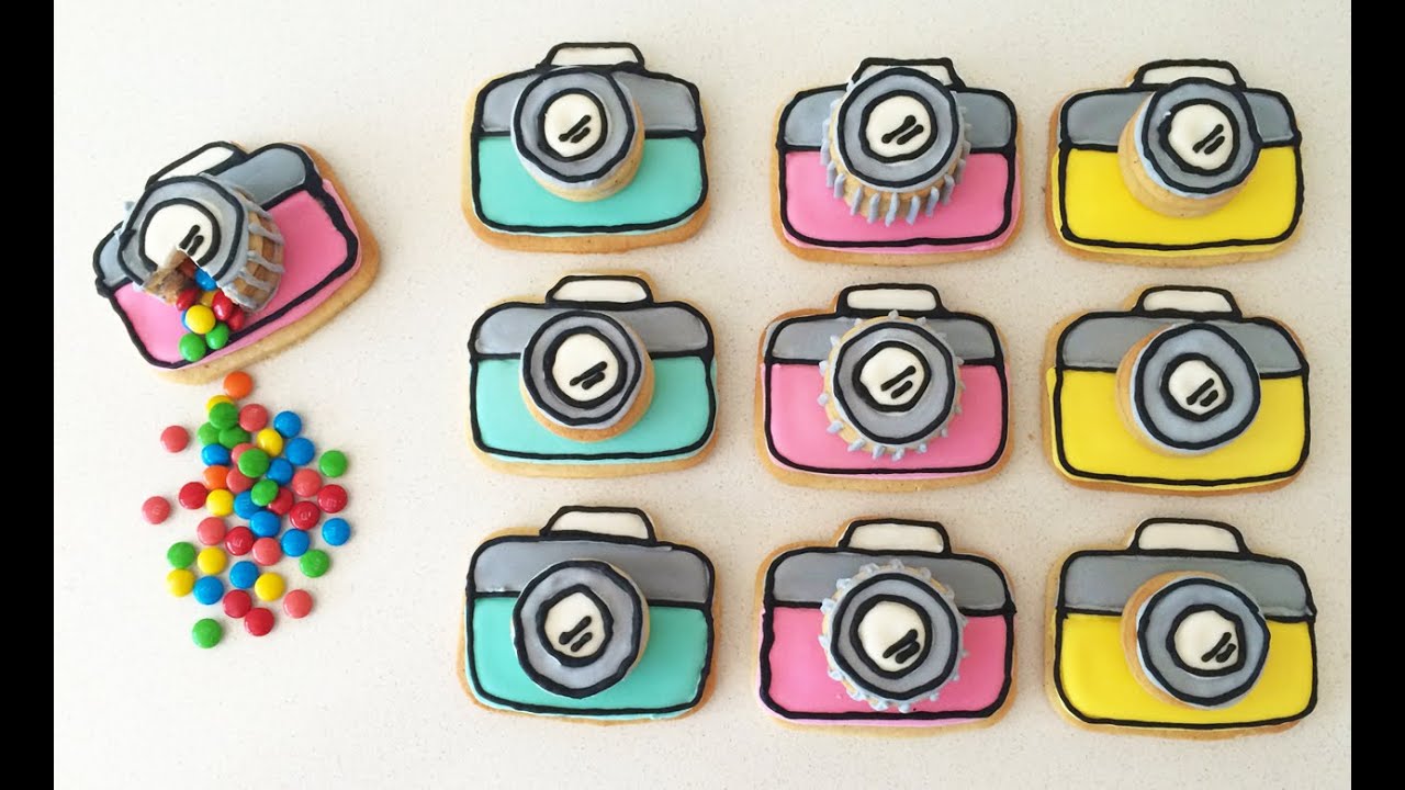 CAMERA PINATA COOKIES How To Cook That Ann Reardon Sugar Cookie Recipe ...
