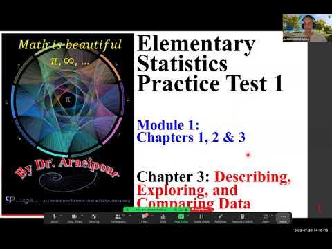2023 Module 1 Practice Test 1 Ch 3 Describing Data - YouTube