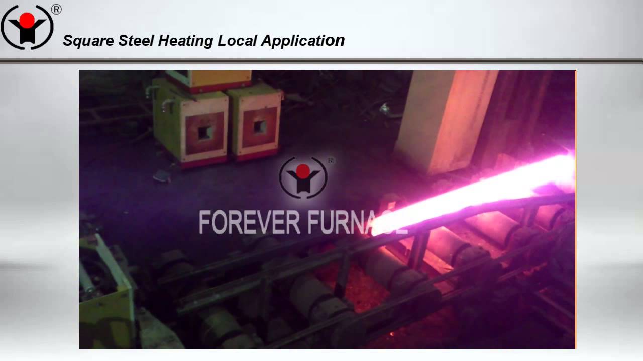 square steel hardening and tempering furnace - YouTube