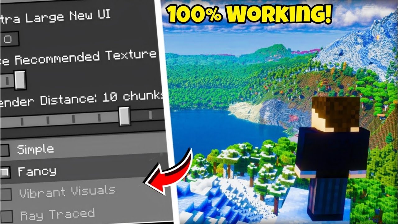 How To Fix VIBRANT VISUALS NOT WORKING in MCPE - YouTube