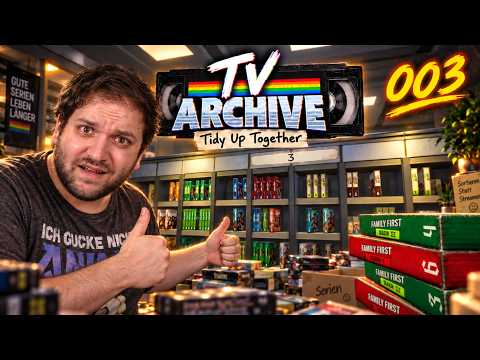 ENDLICH FÜLLT SICH DAS SERIENREGAL! 📼 | TV Archive: Tidy Up Together #003