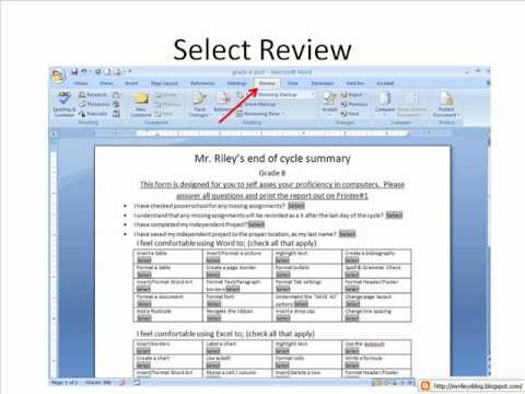 how to create and format drop down lists in word 2007 - YouTube