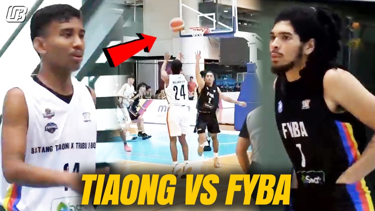 Butas ang PAYONG ng mag paulan ng 3-Pointer ang FYBA at Batang Tiaong ...