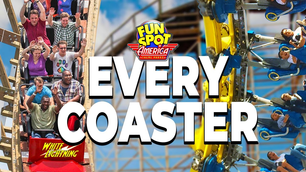 All Roller Coasters at Fun Spot Orlando RANKED! (With On-Ride Povs ...