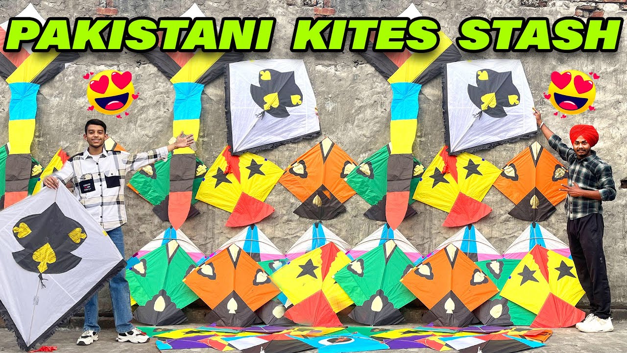 Kite Stash 2024 | Pakistani Kites Vlog | Demo Kite Stash | Big Kite ...
