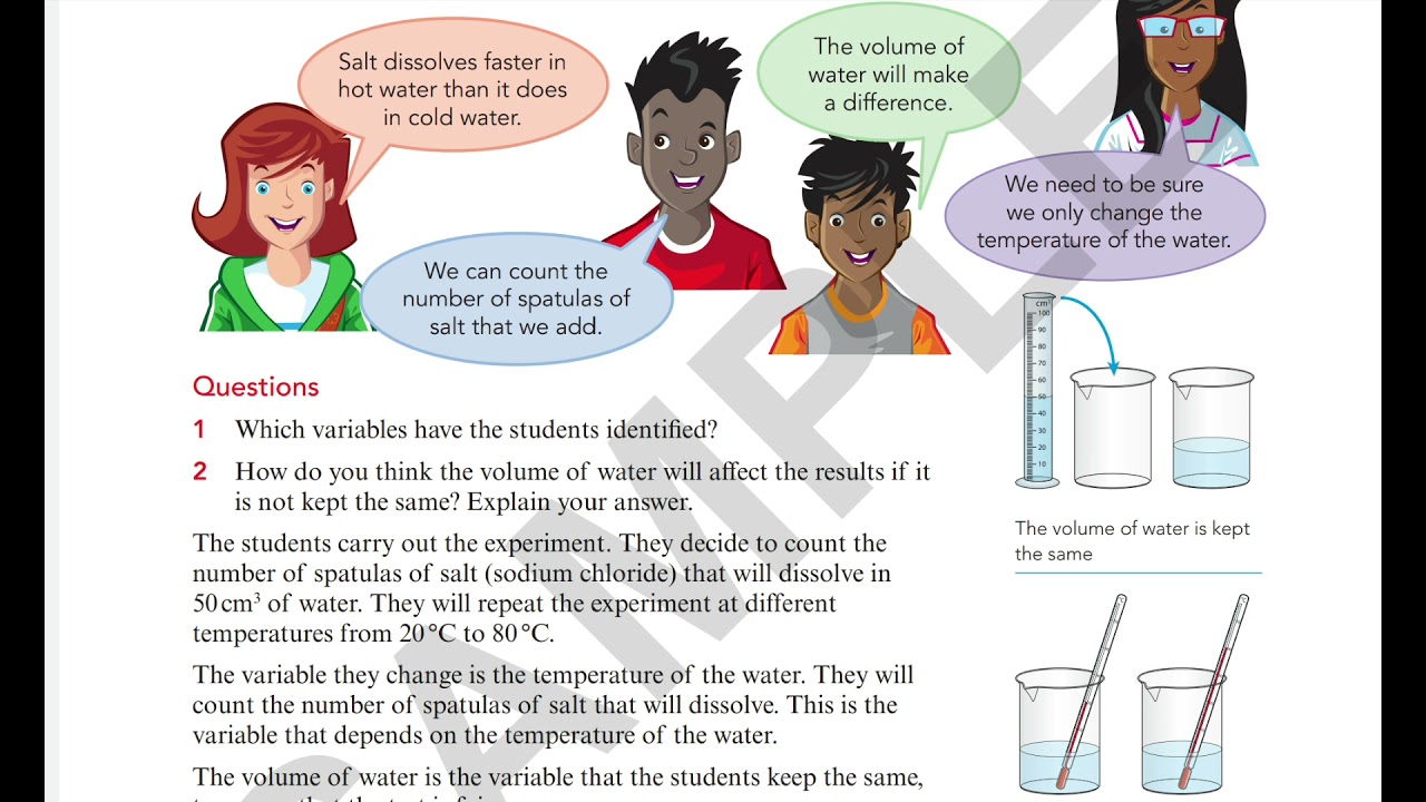 Planning a solubility investigation - YouTube