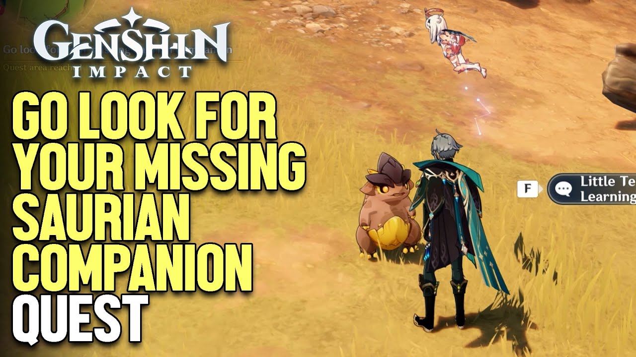 Go look for your missing Saurian Companion Genshin Impact - YouTube