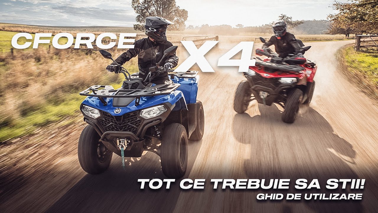 CFMOTO X4 CFORCE 450 - utilizare corecta - YouTube