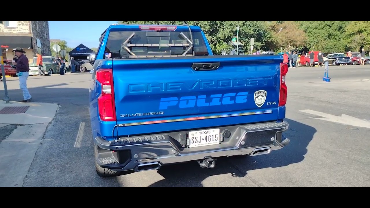 Ed couch police department Toyota Tundra ghost unit lights display ...