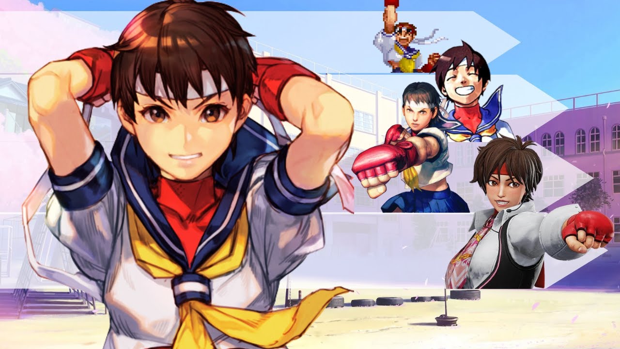 The Evolution of Street Fighter's Sakura Kasugano - YouTube