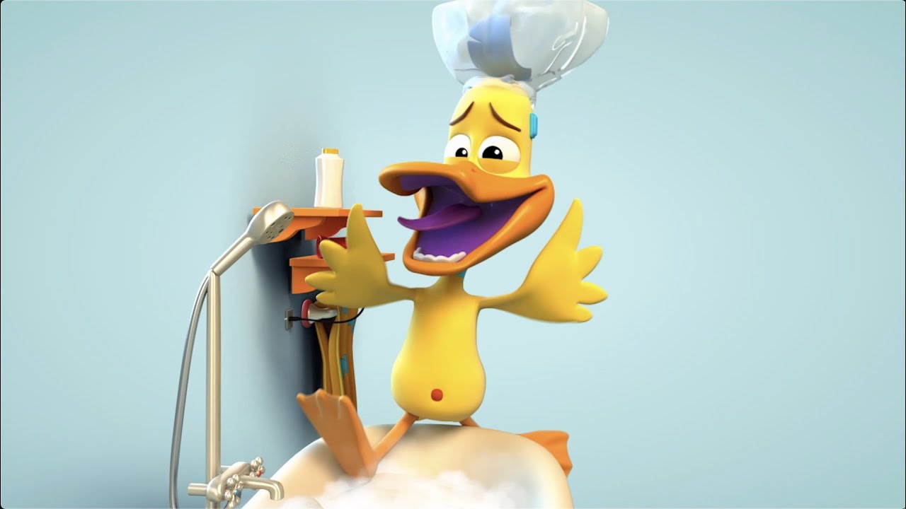 Paperotti in 'BATHTUB PRO' - The Silly Funny Duck - Animated Short ...