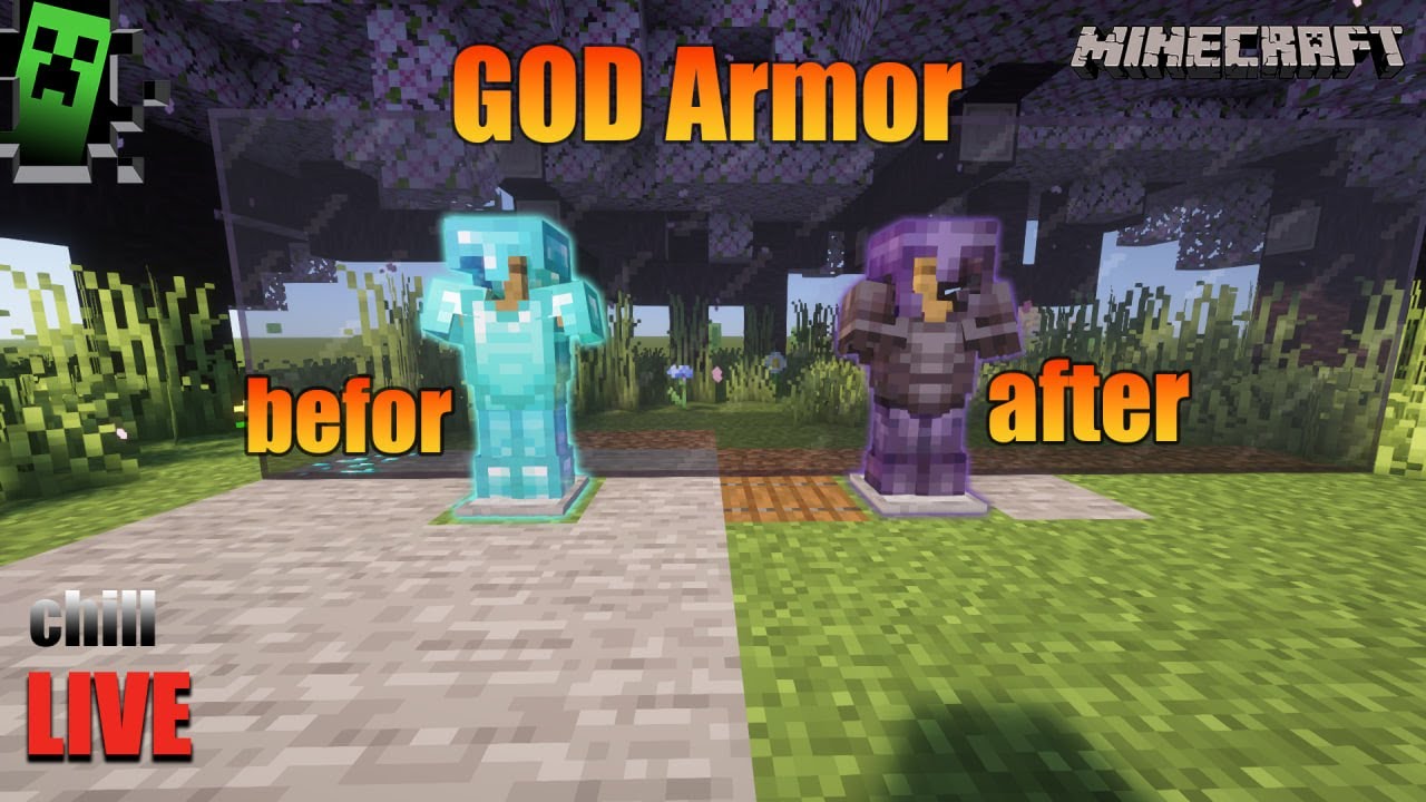 let's upgrade tools and armor in netherite minecraft live - YouTube