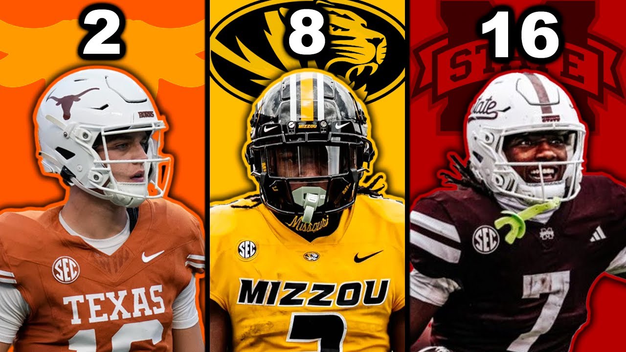 Power Ranking Every SEC Team After One Month... - YouTube