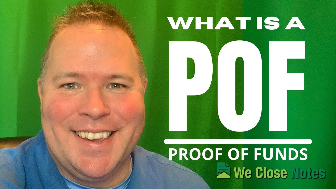 What is a POF - Proof of Funds - YouTube