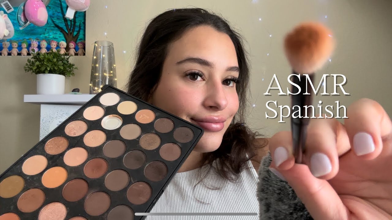 SPANISH ASMR~ Fast & Agressive Makeup - YouTube