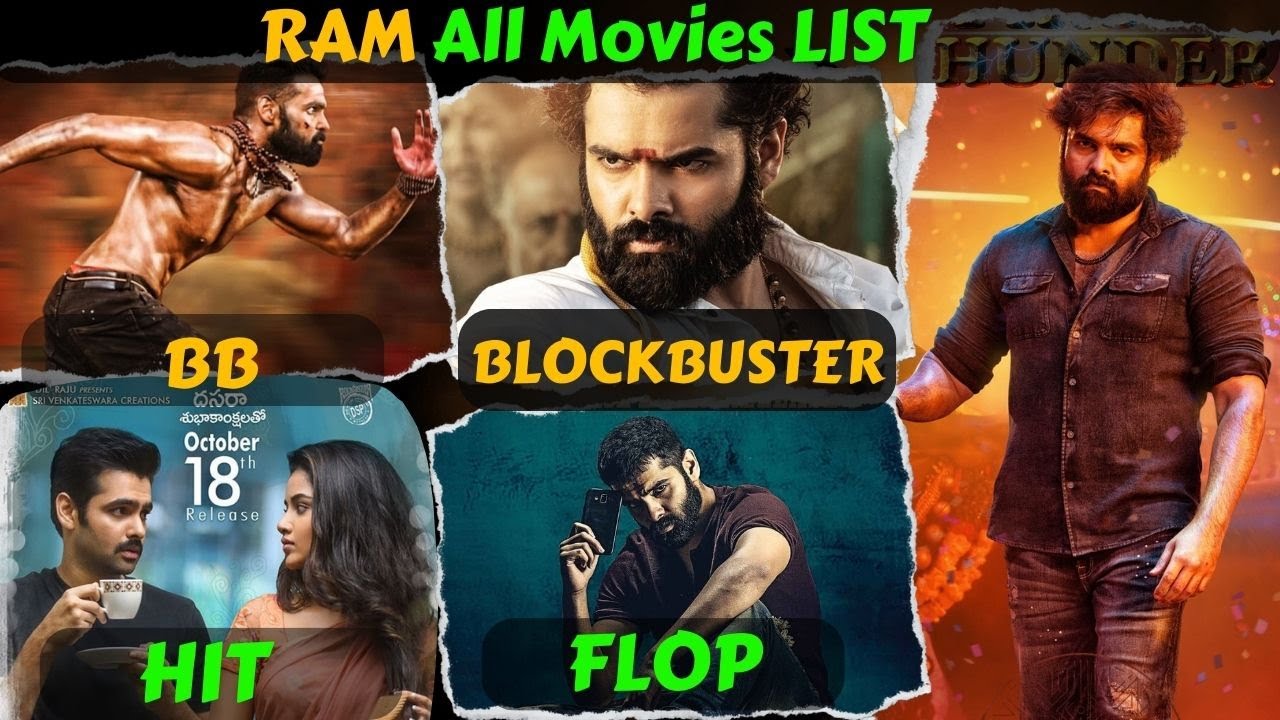 Ram Pothineni Hit And Flop All Movies List With Box Office Collection ...