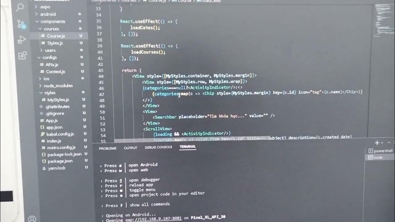 Thực hành React Native 7 - YouTube